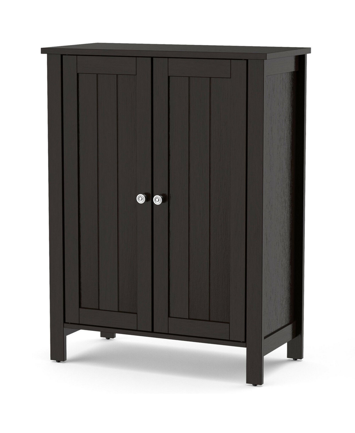 Click here for Gymax 2-Door Bathroom Floor Storage Cabinet Space... prices