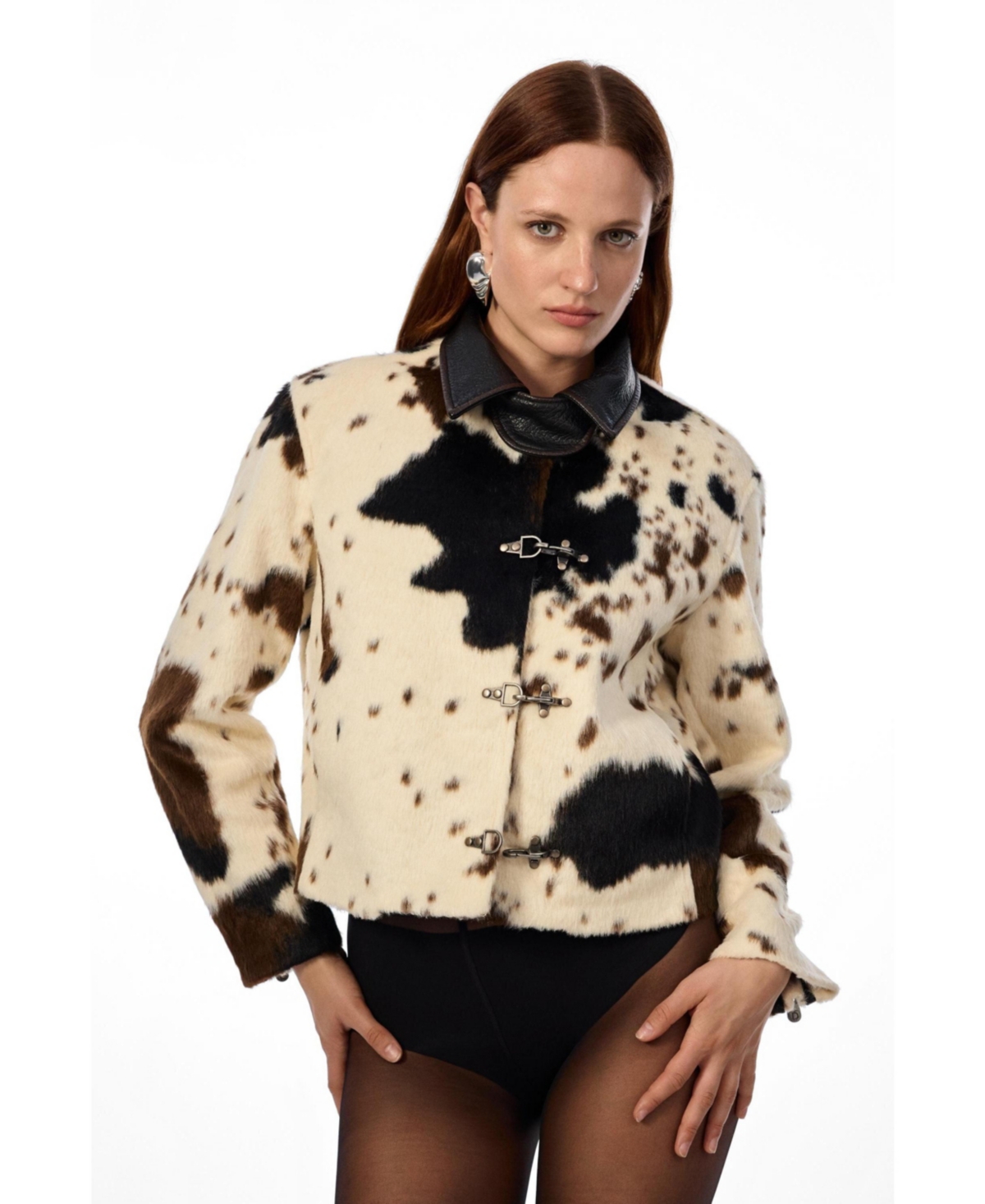 Click here for Desigual Womens Animal Print Jacket - Off white prices