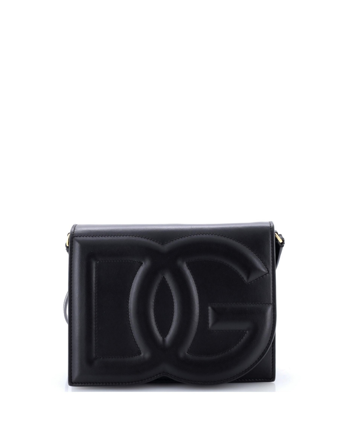 Click here for Pre-Owned Dolce and Gabbana Small Dg Logo Flap Sho... prices