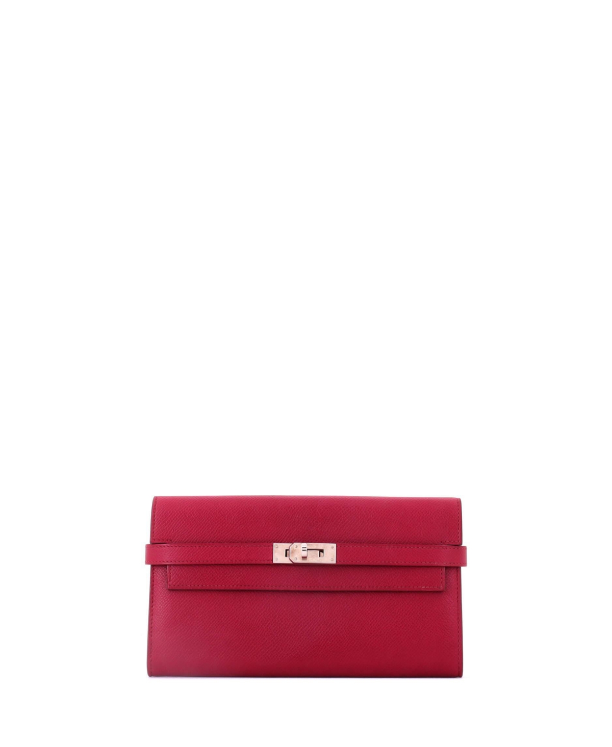 Click here for Pre-Owned Hermes Long Kelly Wallet Epsom - Red prices