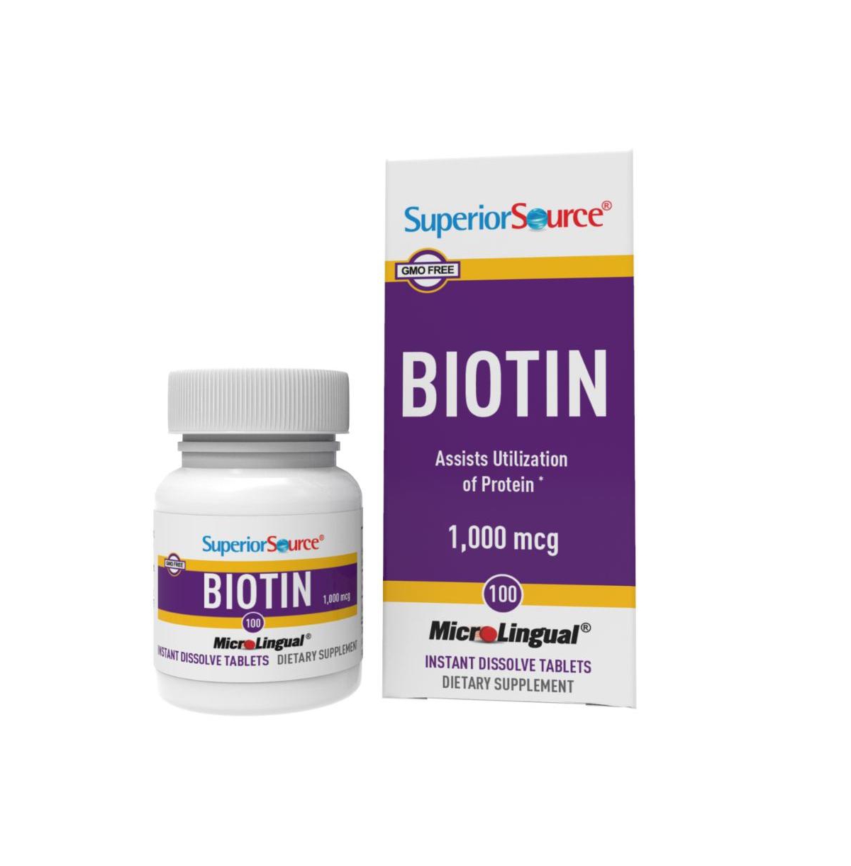 Click here for Superior Source Biotin 1000 mcg - 100 Sublingual D... prices