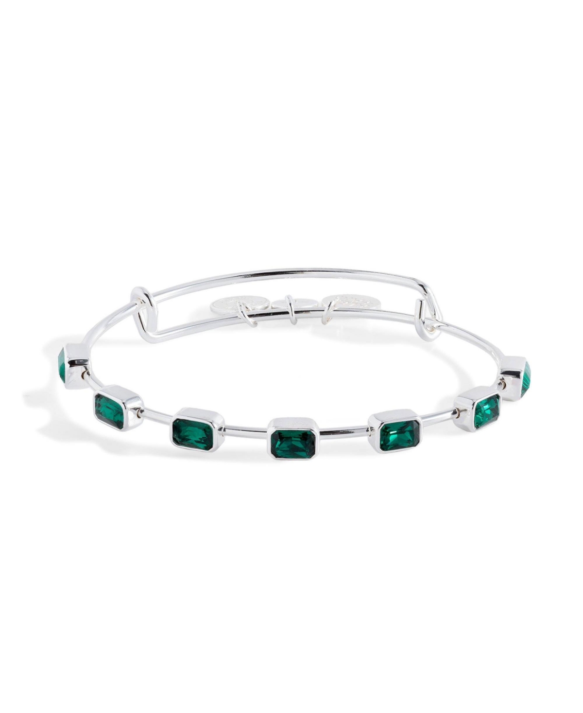 Click here for Alex and Ani May Birthstone Emerald Cut Bangle - S... prices