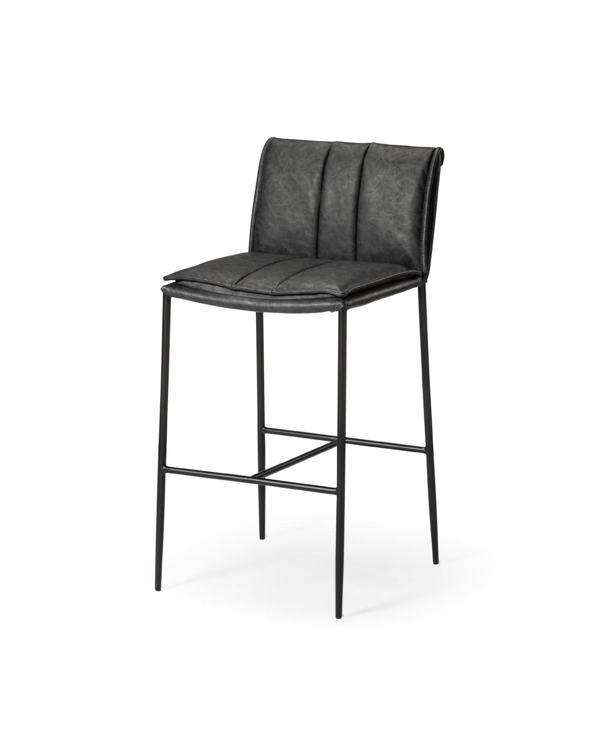 Click here for Maven Lane 29 Gerard Channeled Faux Leather Uphols... prices