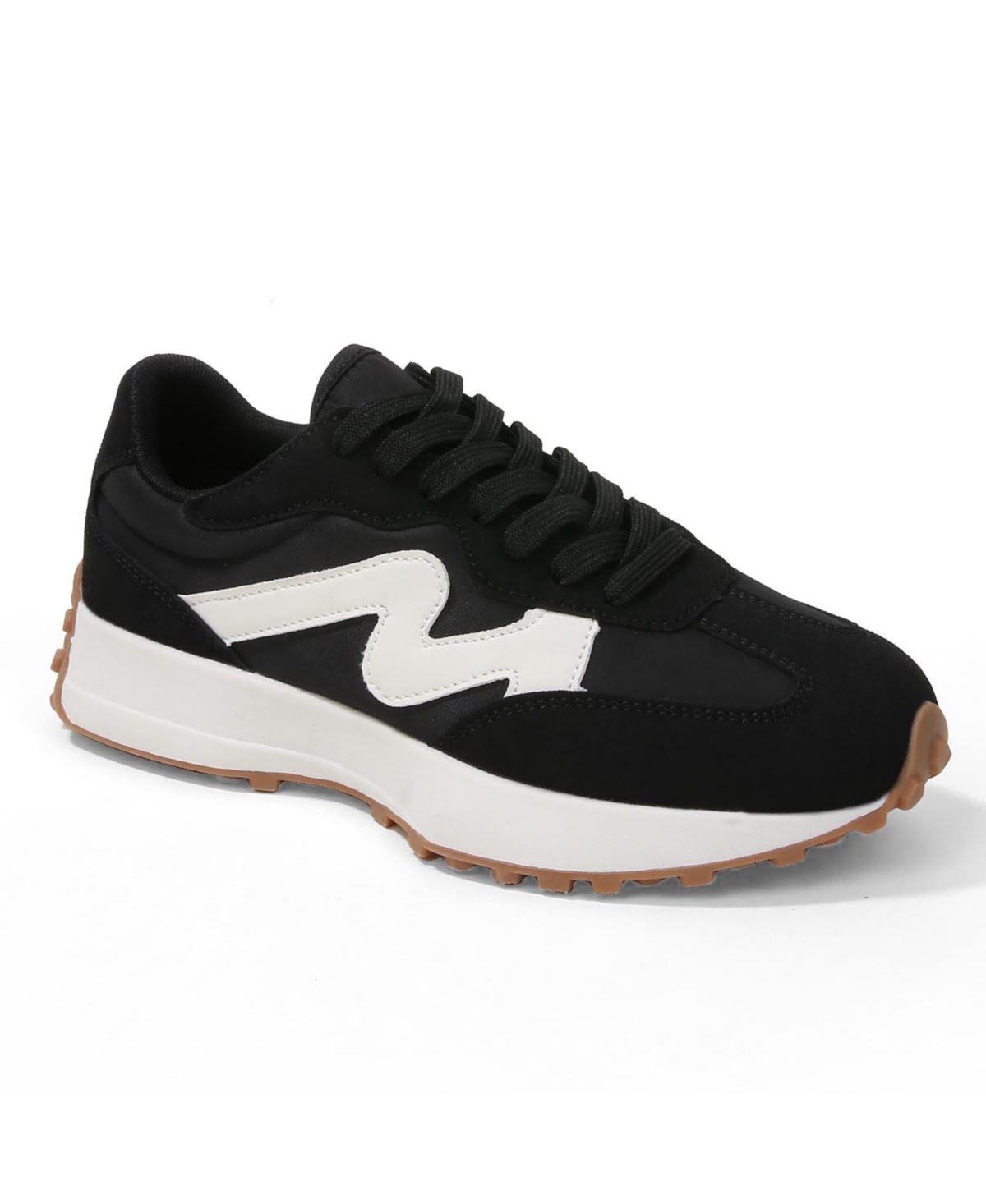 Click here for Berness Womens Luca Retro Platform Sneakers with W... prices