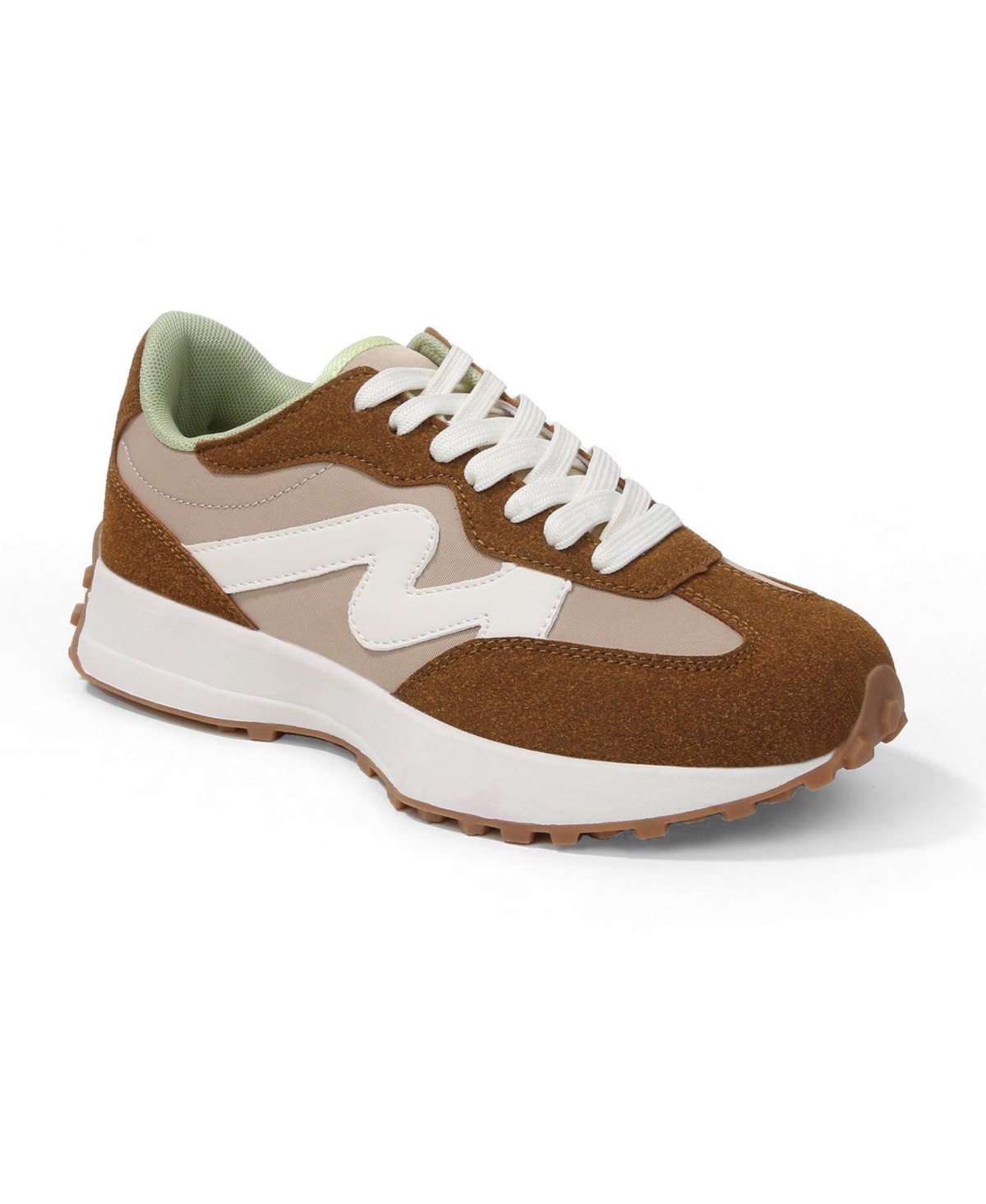 Click here for Berness Womens Luca Retro Platform Sneakers with W... prices