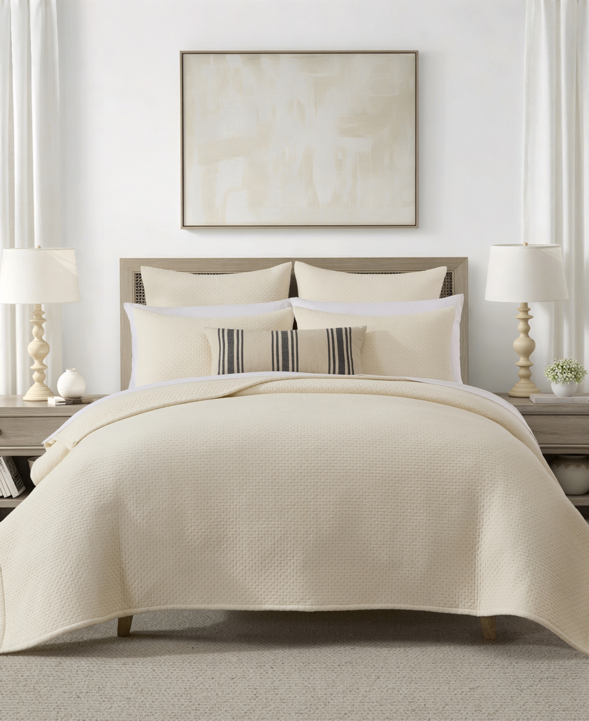 Click here for Levtex Home Grace Reversible 3-Piece Quilt Set  Ki... prices