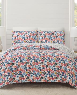 Click here for Modern Heirloom Blossom Reversible Cotton 3 Piece... prices