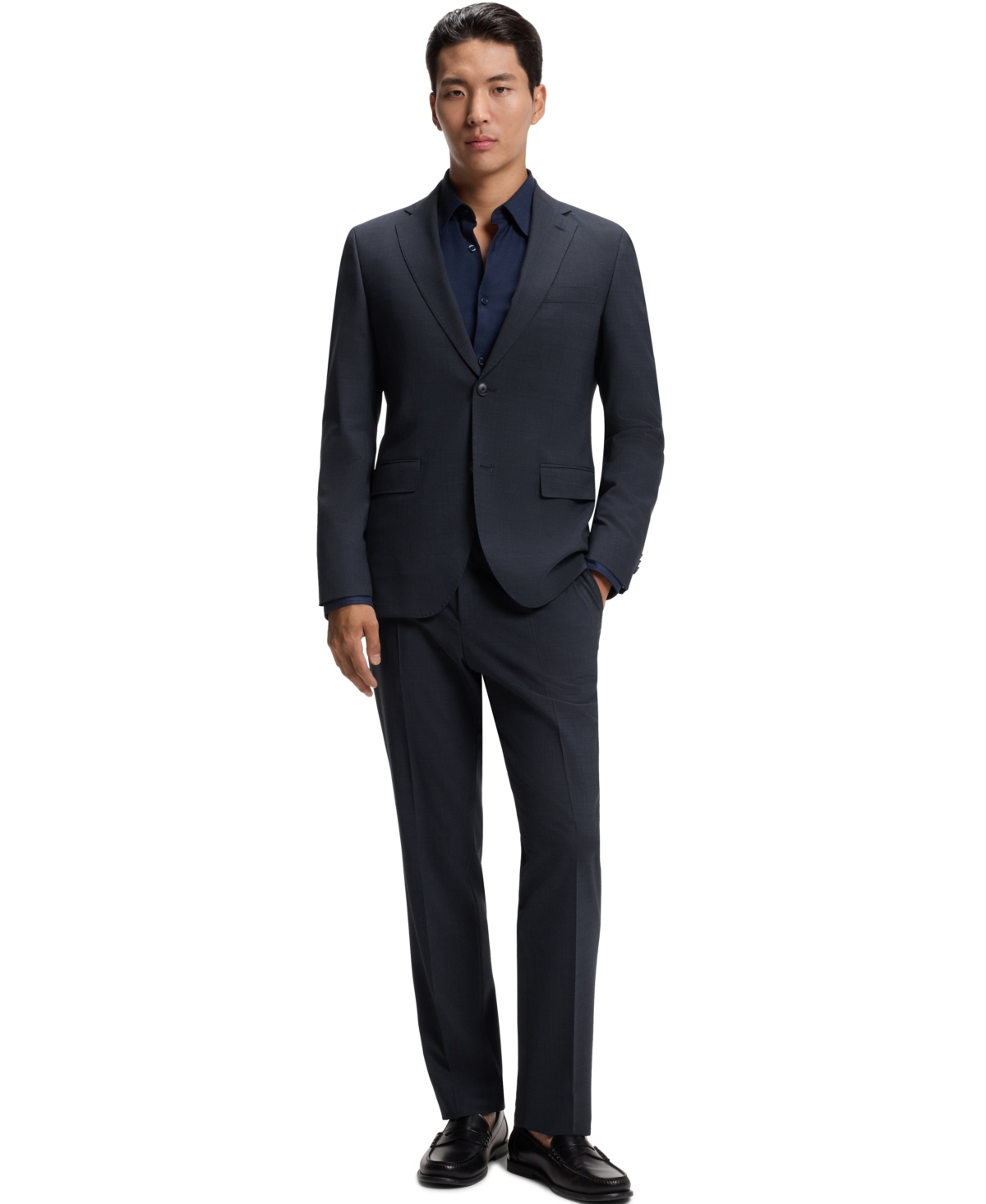 Click here for Boss by Hugo Boss Mens Performance-Stretch Slim-Fi... prices