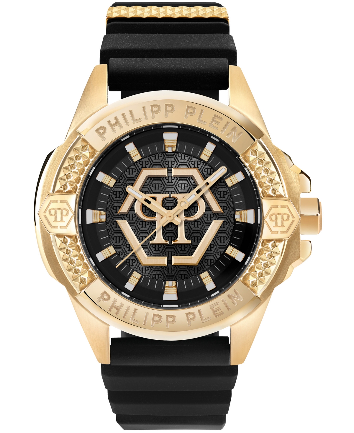 Click here for Philipp Plein Majesty Mens Black Silicone Strap Wa... prices
