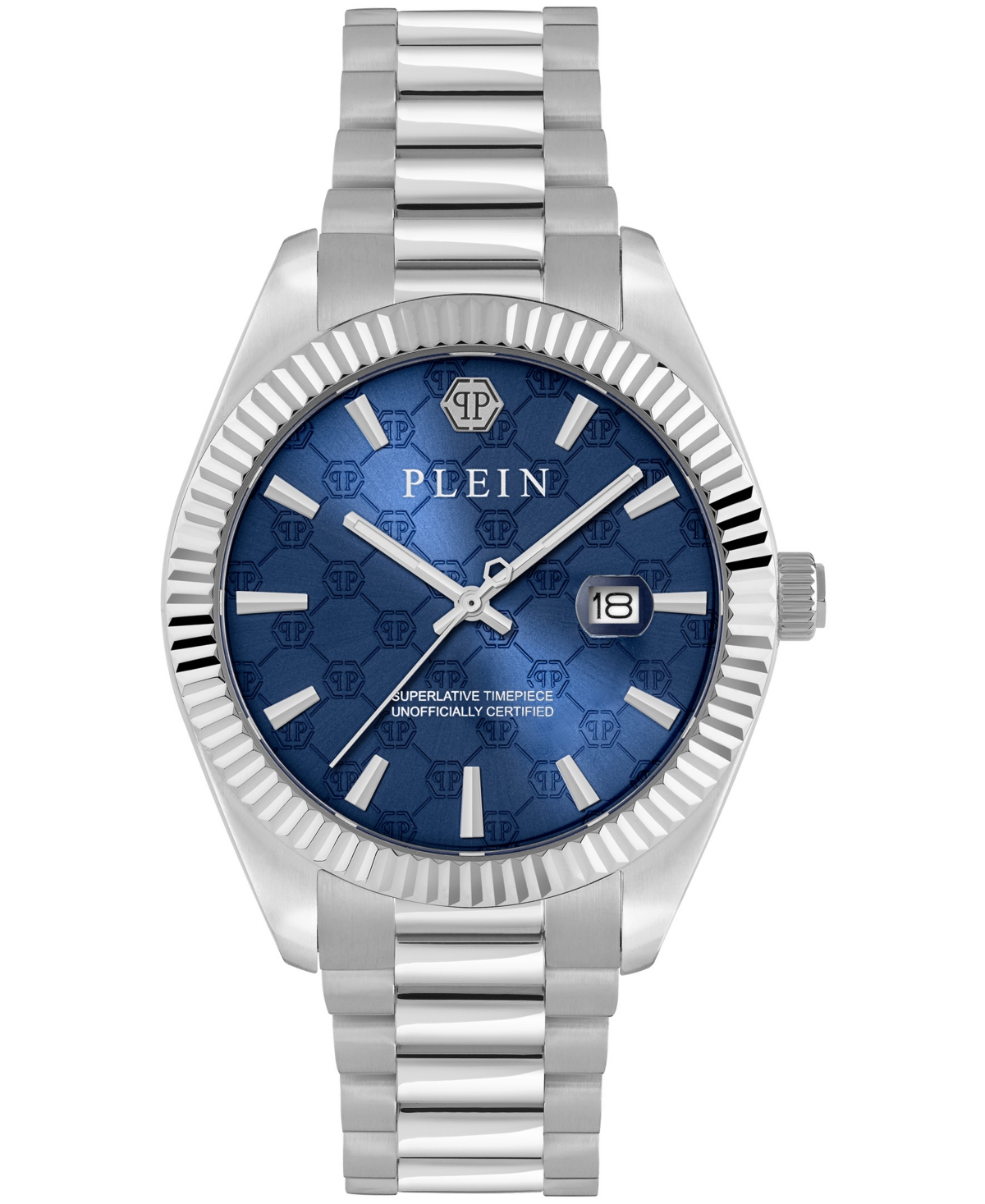 Click here for Philipp Plein Superlative Mens Silver Stainless St... prices