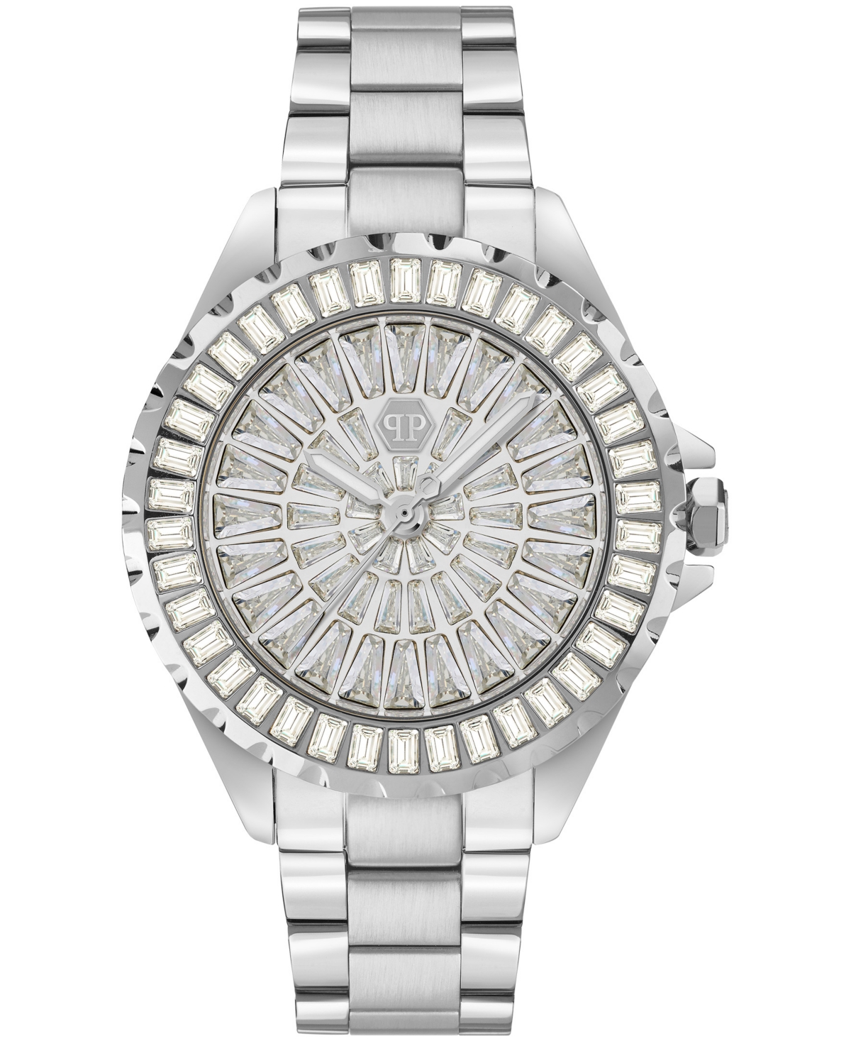 Click here for Philipp Plein Heaven Womens Silver Stainless Steel... prices