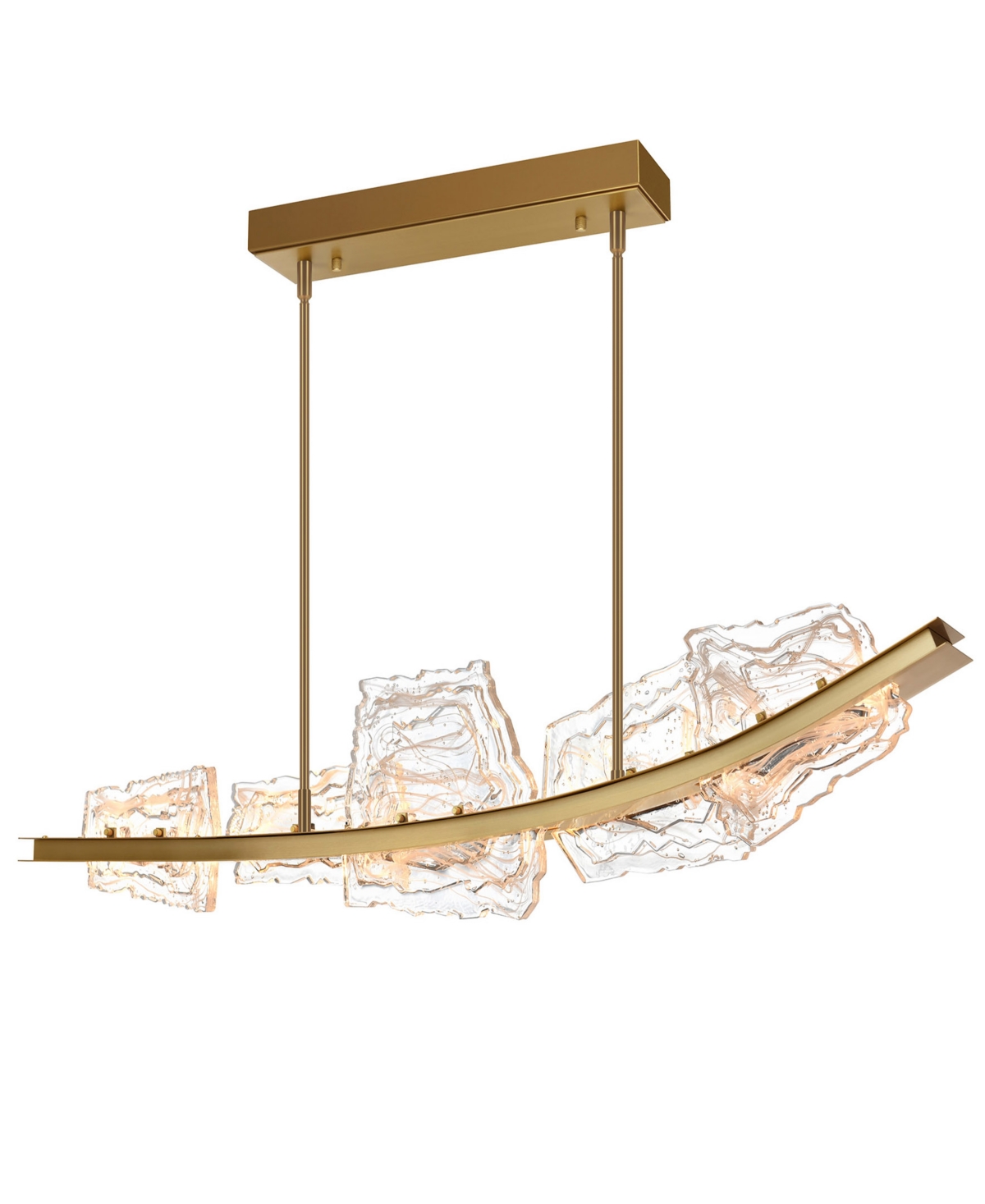 Click here for Cwi Lighting Arcus 50 Metal Chandelier - Brass prices