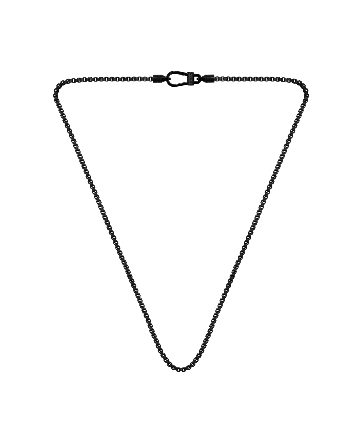 Click here for Hugo Boss Mens Liam Ionic Plated Black Steel Neckl... prices