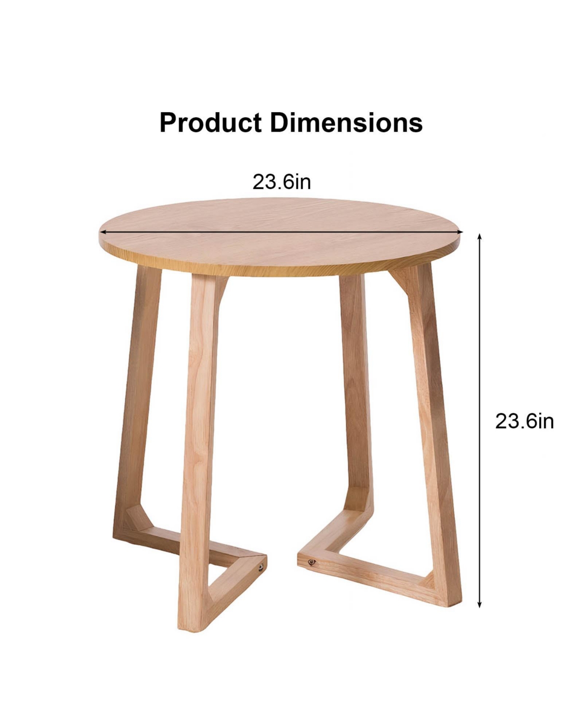Click here for Flynama 24 Inch Mid Century Modern Solid Wood Roun... prices