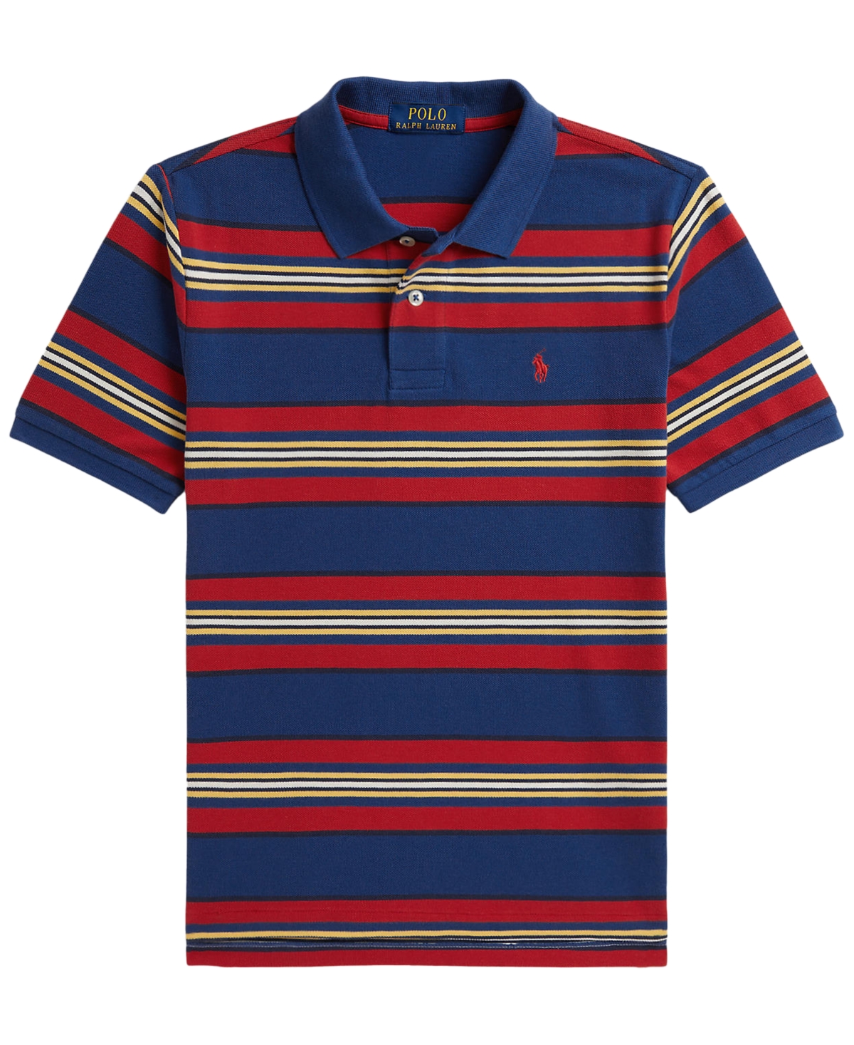 Click here for Polo Ralph Lauren Boys 8-20 Striped Cotton Mesh Po... prices