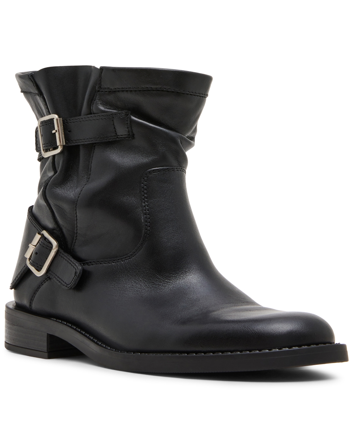 Click here for Steve Madden Womens Denis Moto Pull-On Booties - B... prices