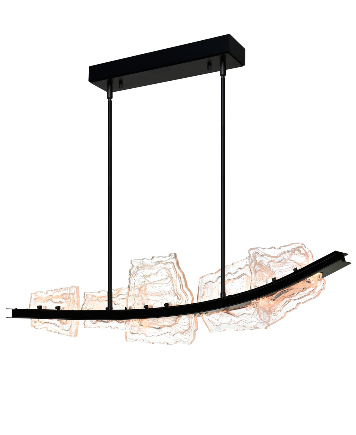 Click here for Cwi Lighting Arcus 50 Metal Chandelier - Black prices
