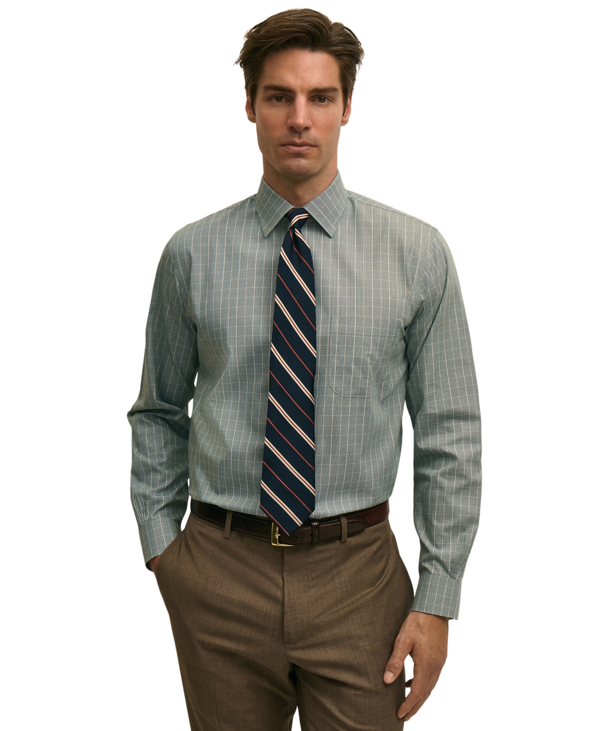 Click here for B By B by Brooks Brothers Mens Regular-Fit Dress S... prices