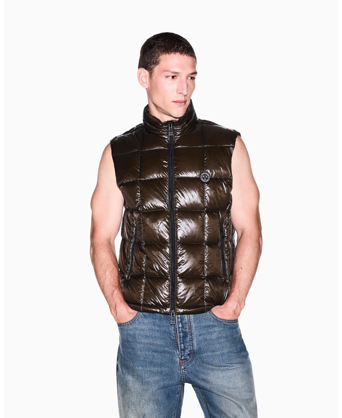 Click here for A|X Armani Exchange Mens Nylon Metallic Shine Down... prices
