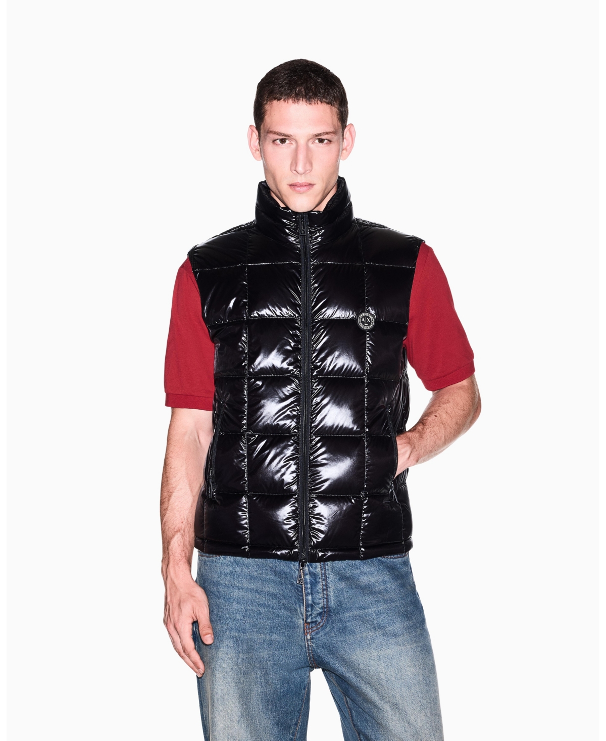 Click here for A|X Armani Exchange Mens Nylon Metallic Shine Down... prices