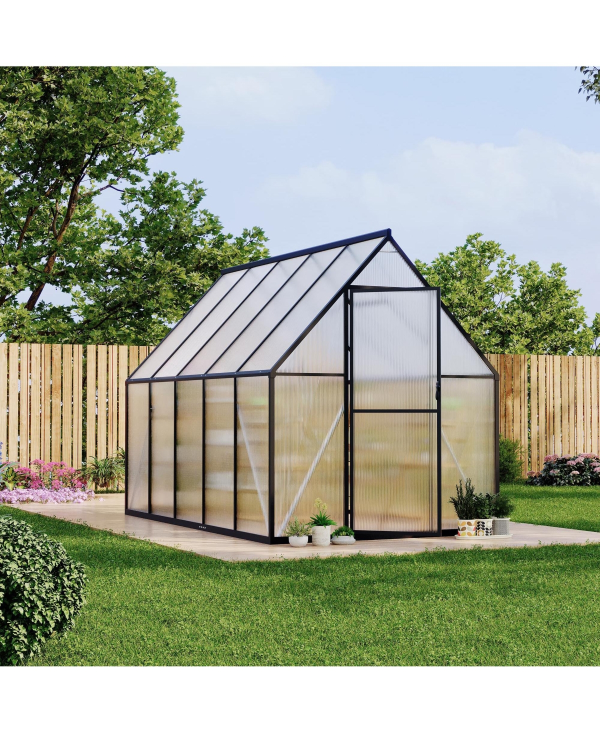 Click here for 6x9ft Greenhouse with Aluminum Frame  Walk-in Sun... prices
