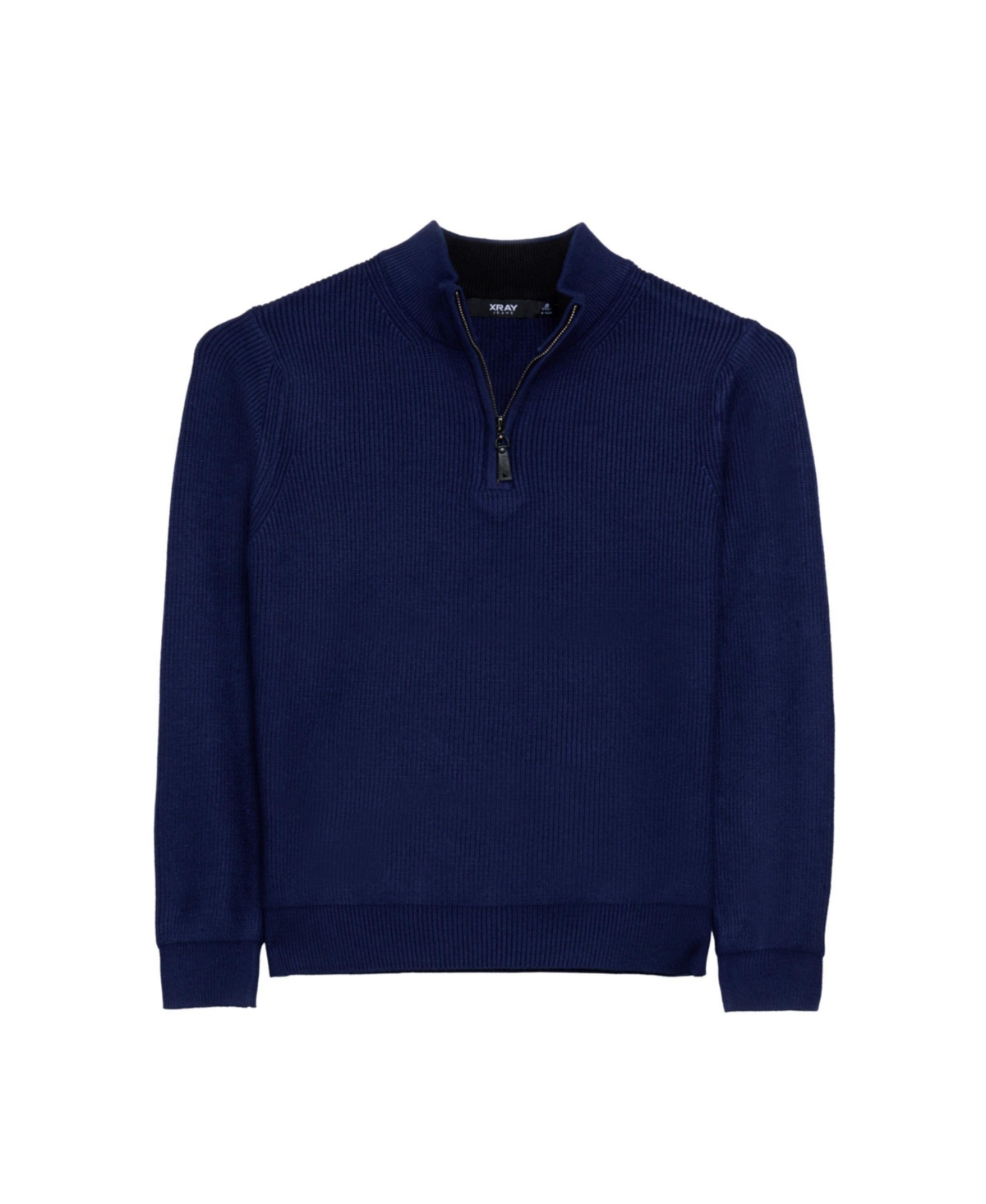 Click here for Xray Boys Size 4-18 Ribbed Knit Quater Zip Mock Ne... prices
