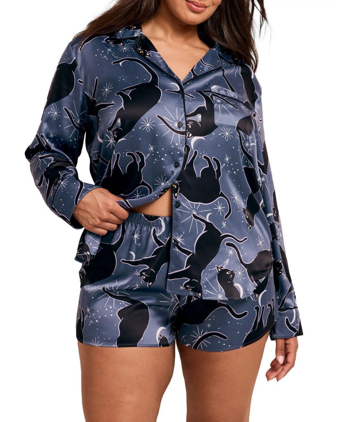 Click here for Adore Me Womens Plus Size Sammie Pajama Set - Conv... prices