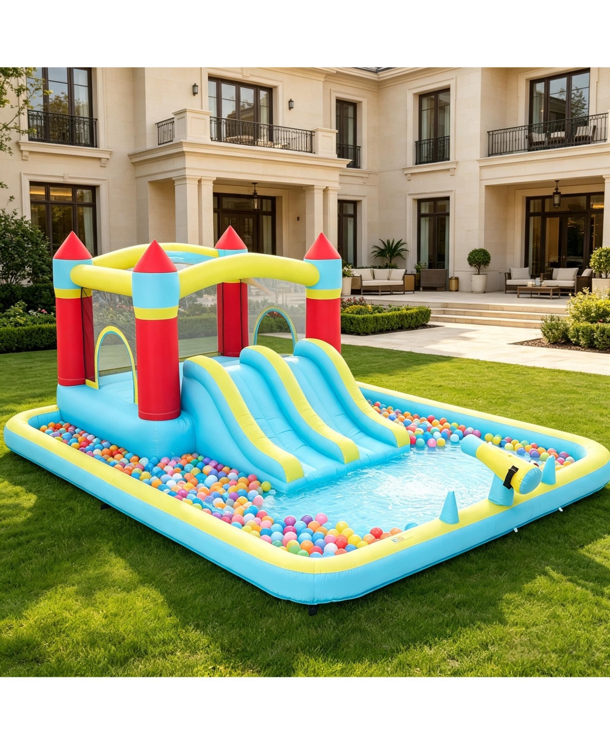 Click here for Kids Inflatable Bounce House with Slide  Outdoor J... prices