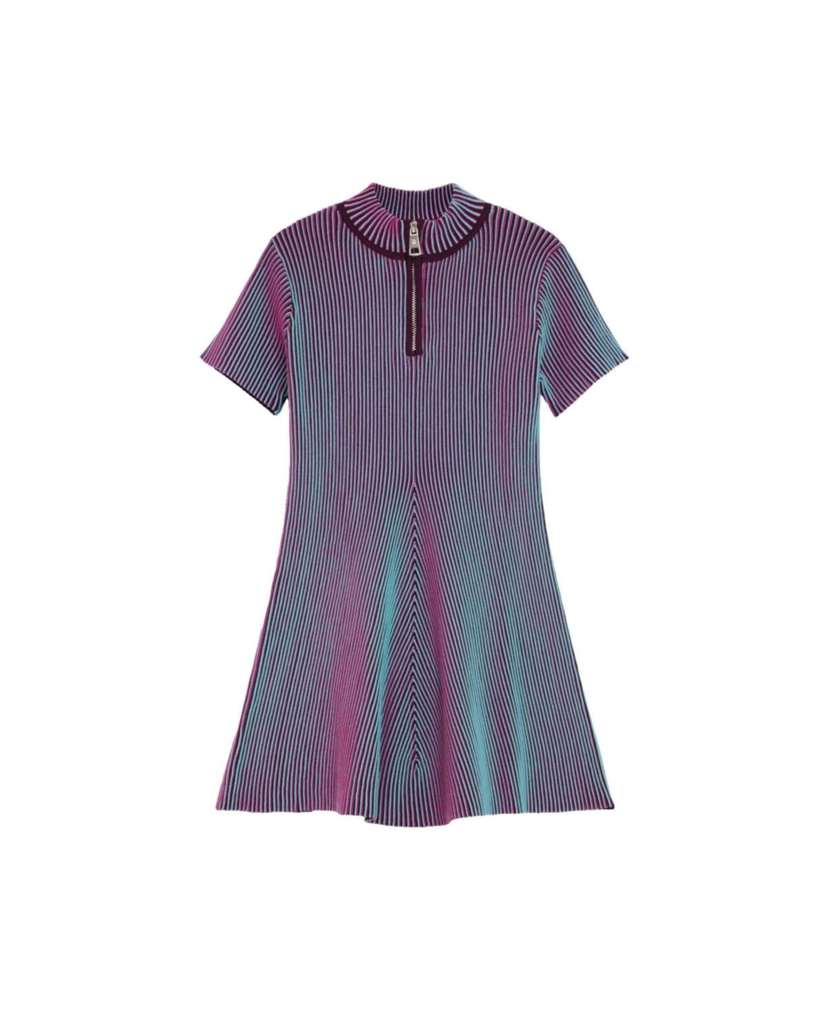 Click here for Desigual Girlss High Neck Dress - Purple prices