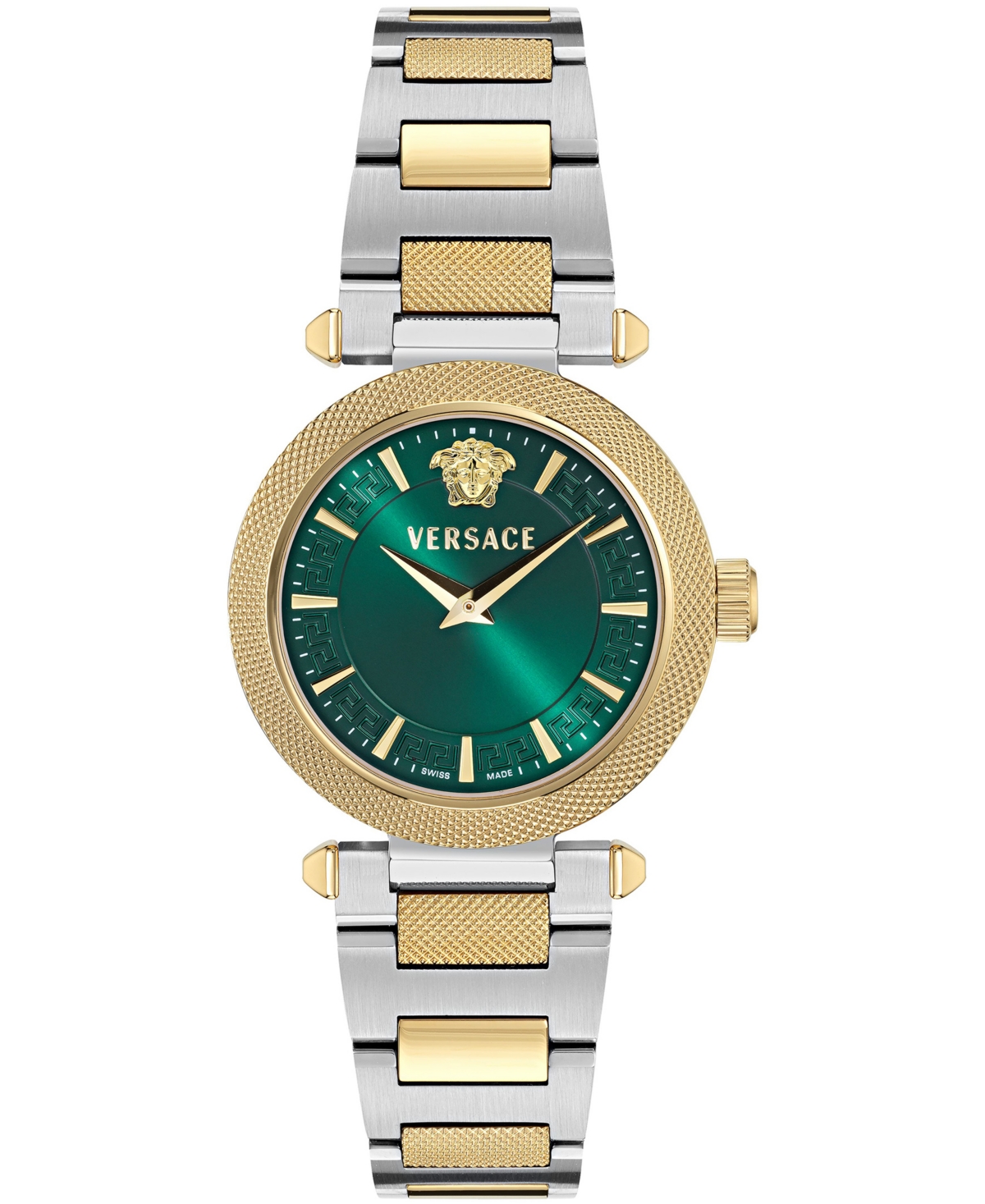 Click here for Versace Womens V-Musa Silver Stainless Steel Brace... prices