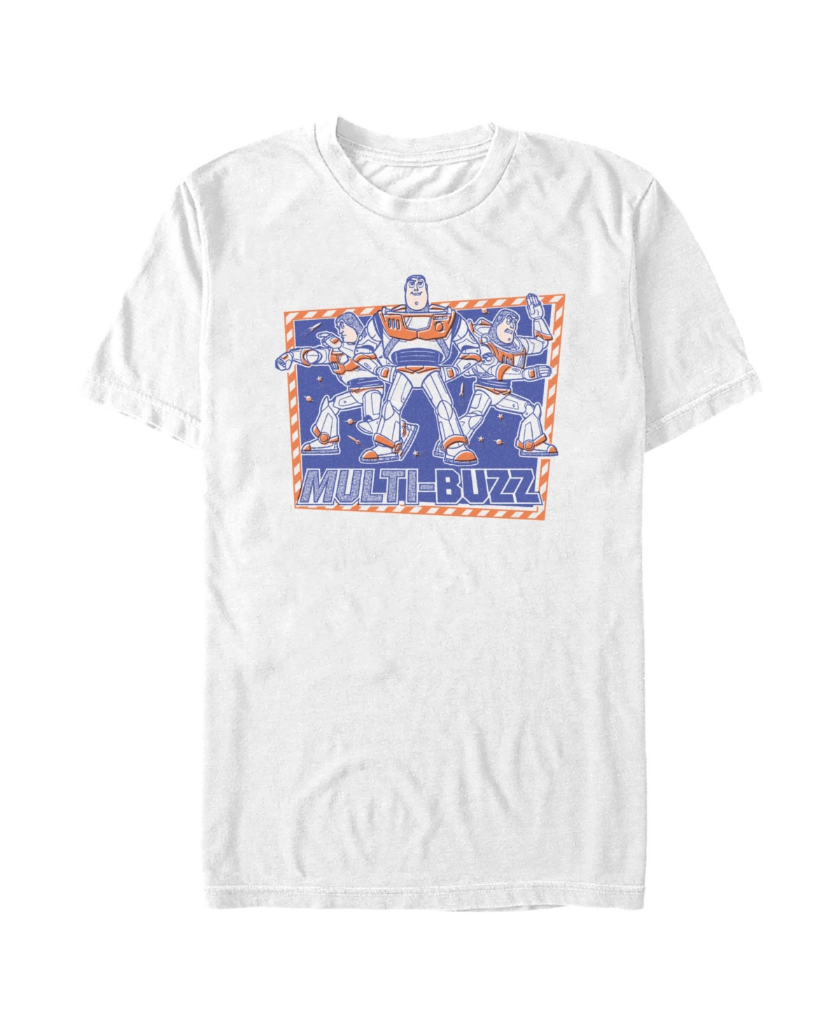 Click here for Fifth Sun Mens Multi Buzz Crewneck T-Shirt - White prices