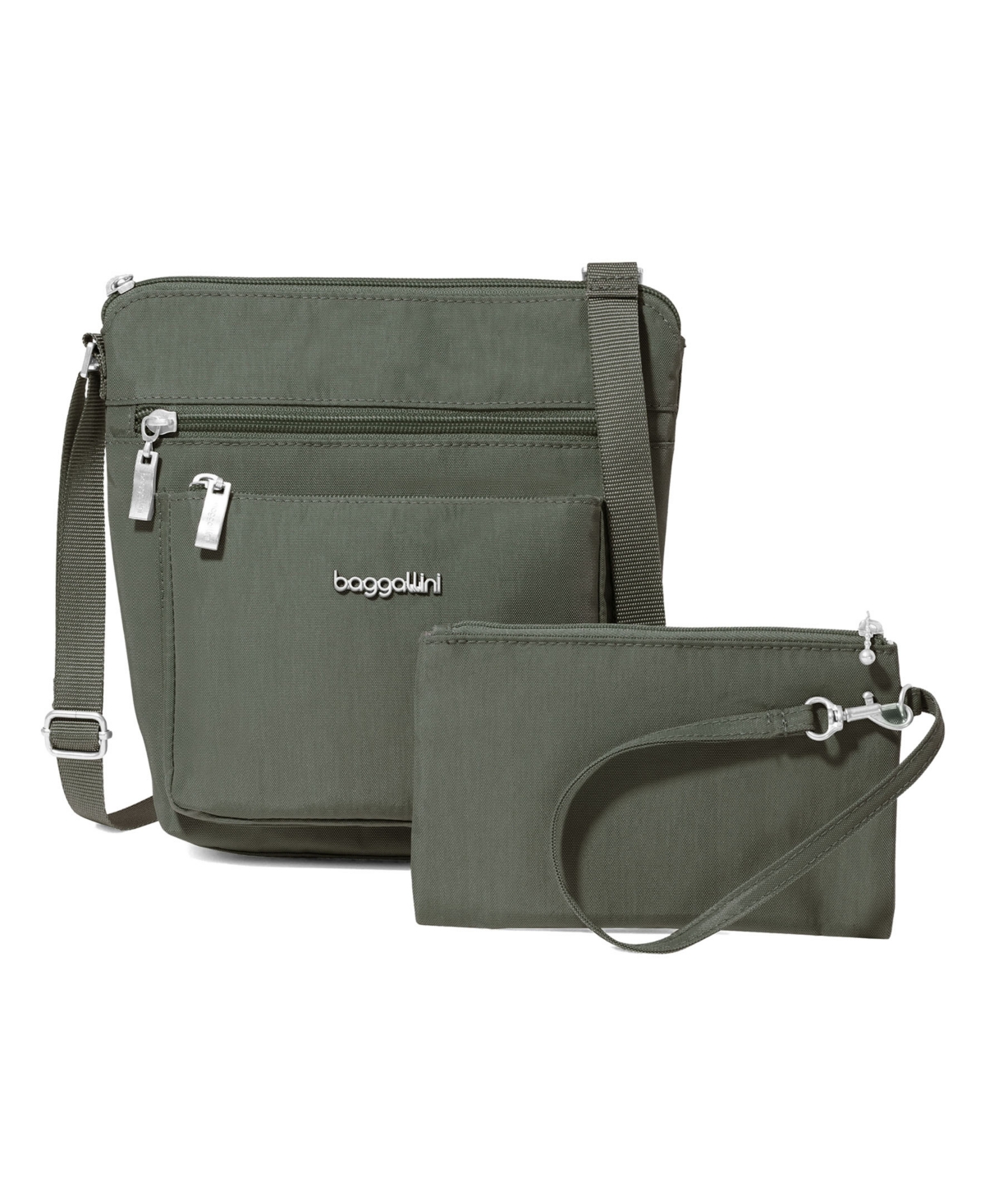 Click here for Baggallini Womens Pocket Crossbody - Thyme prices