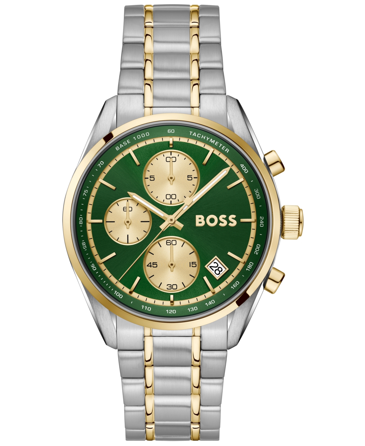 Click here for Hugo Boss Mens Grand Prix Quartz Chrono Two-Tone S... prices