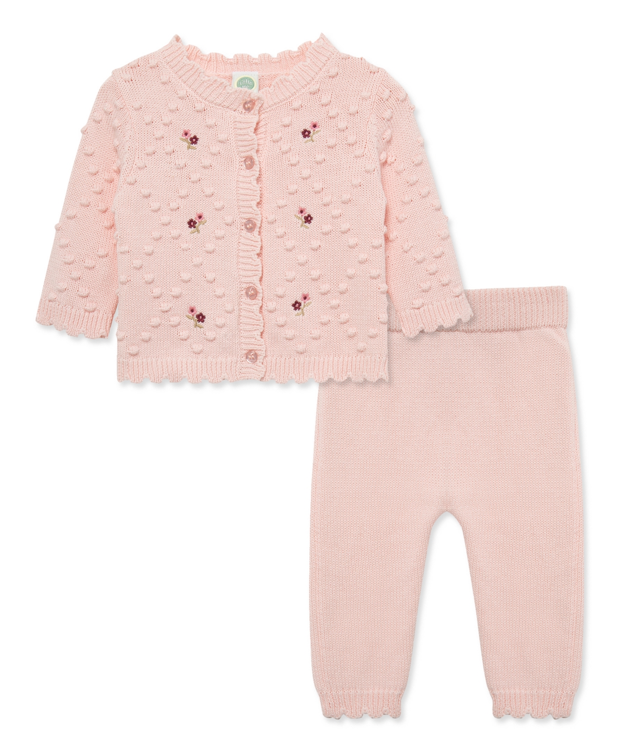 Click here for Little Me Baby Girls Embroidered Posy Sweater and... prices
