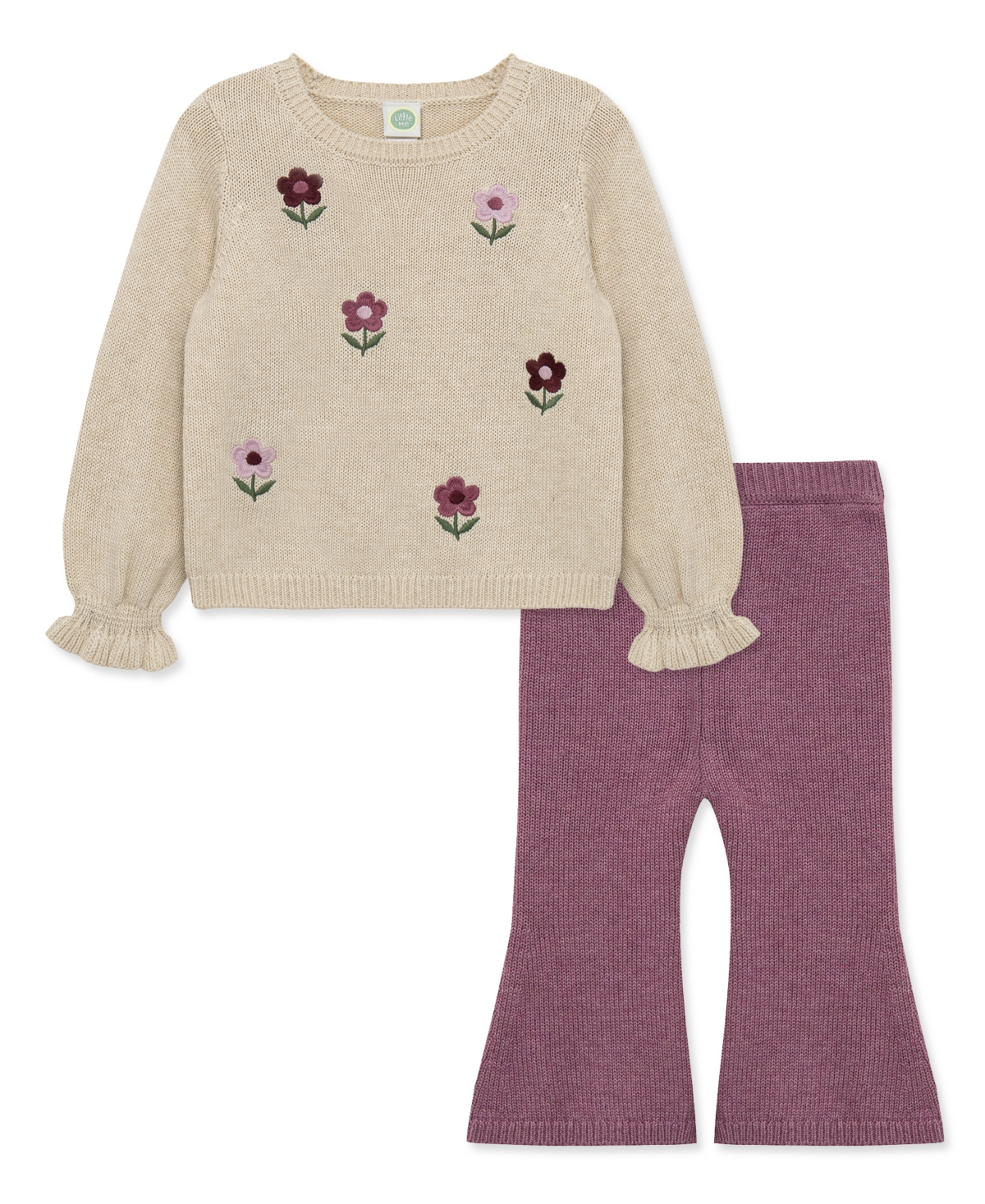 Click here for Little Me Baby Girls Garden Floral Embroidered Swe... prices