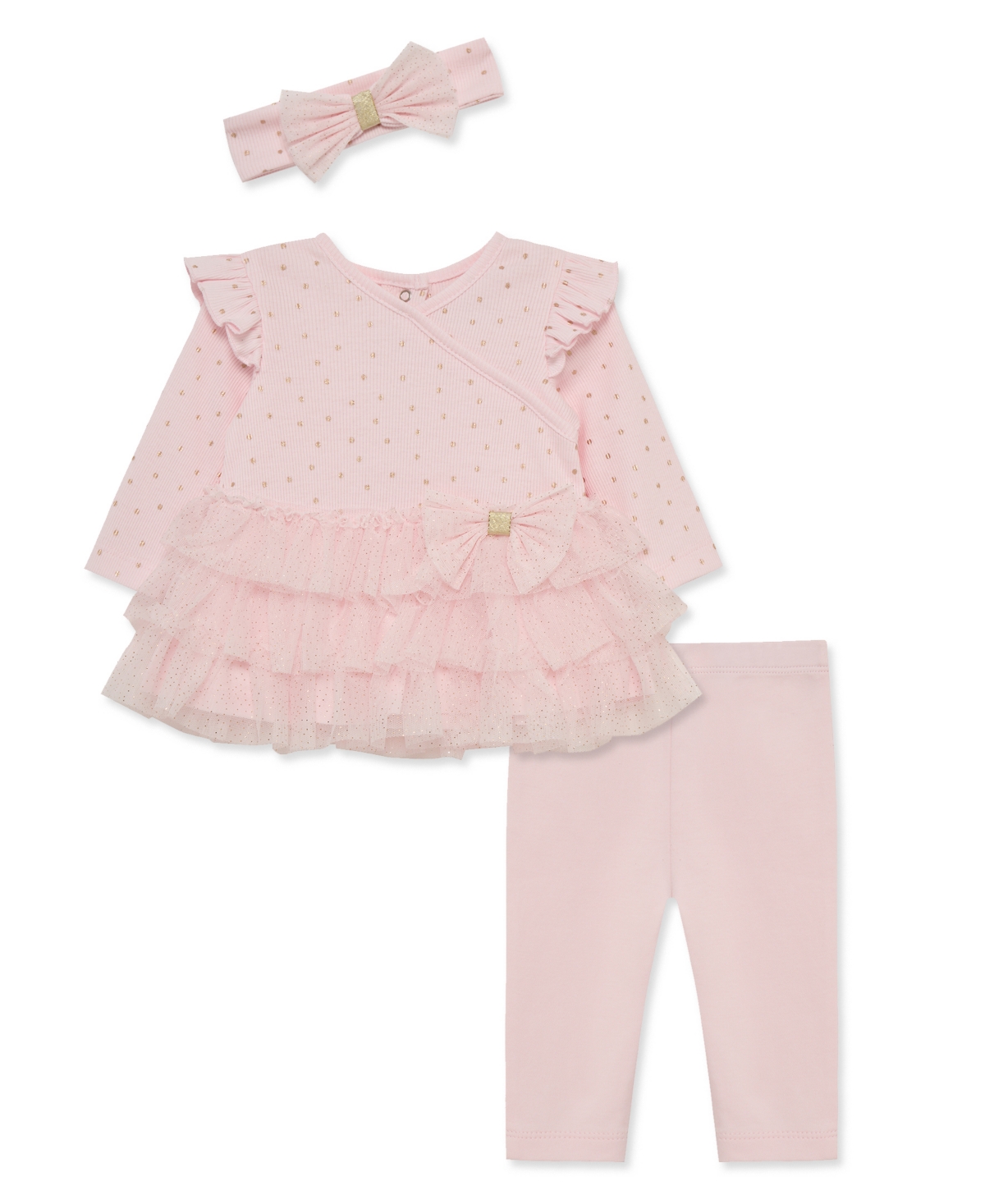 Click here for Little Me Baby Girls Dot Shine Tutu Top  Leggings... prices