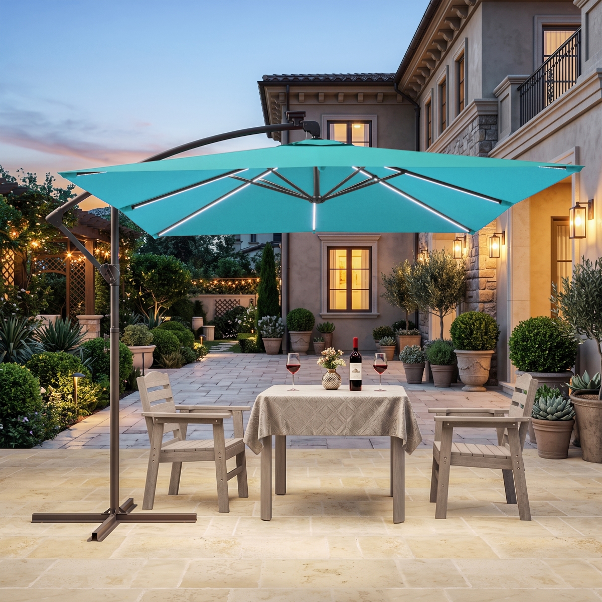 Click here for Sonkuki 8.2FT Outdoor Patio Hanging Offset Cantile... prices