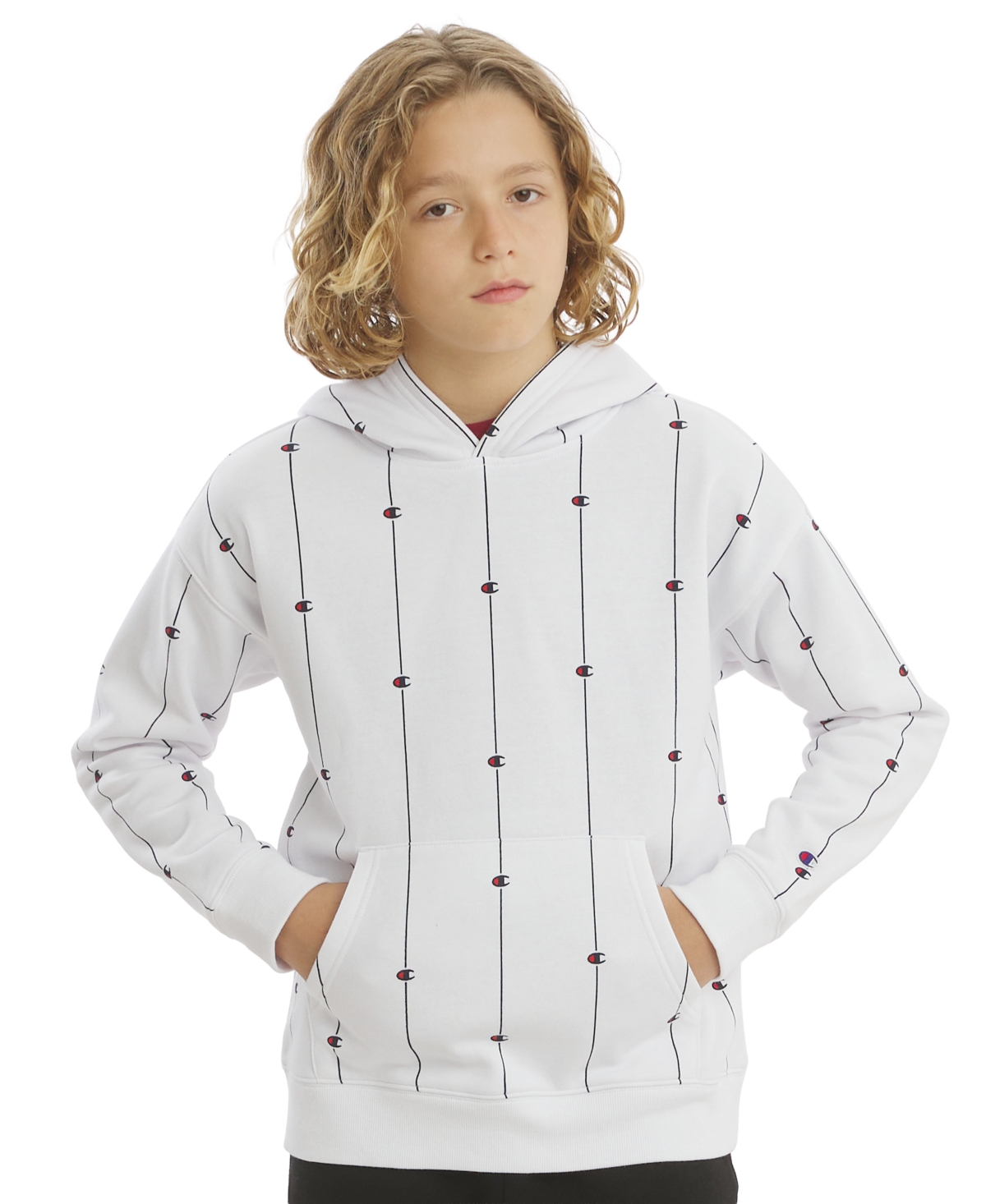 Click here for Champion Boys 8-20 Allover Print Oversized Hoodie... prices