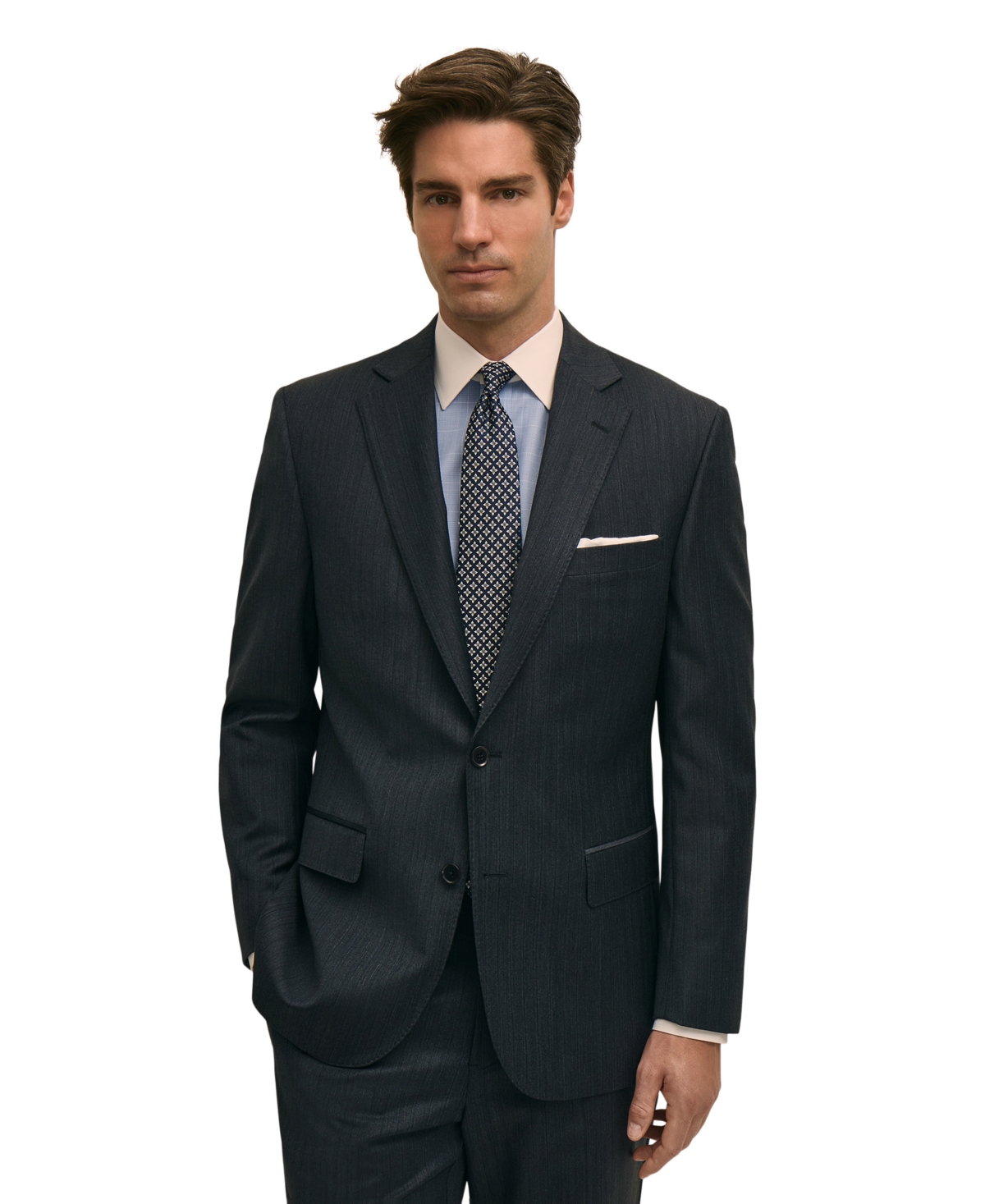 Click here for B by Brooks Brothers Mens Classic-Fit Stretch Pins... prices