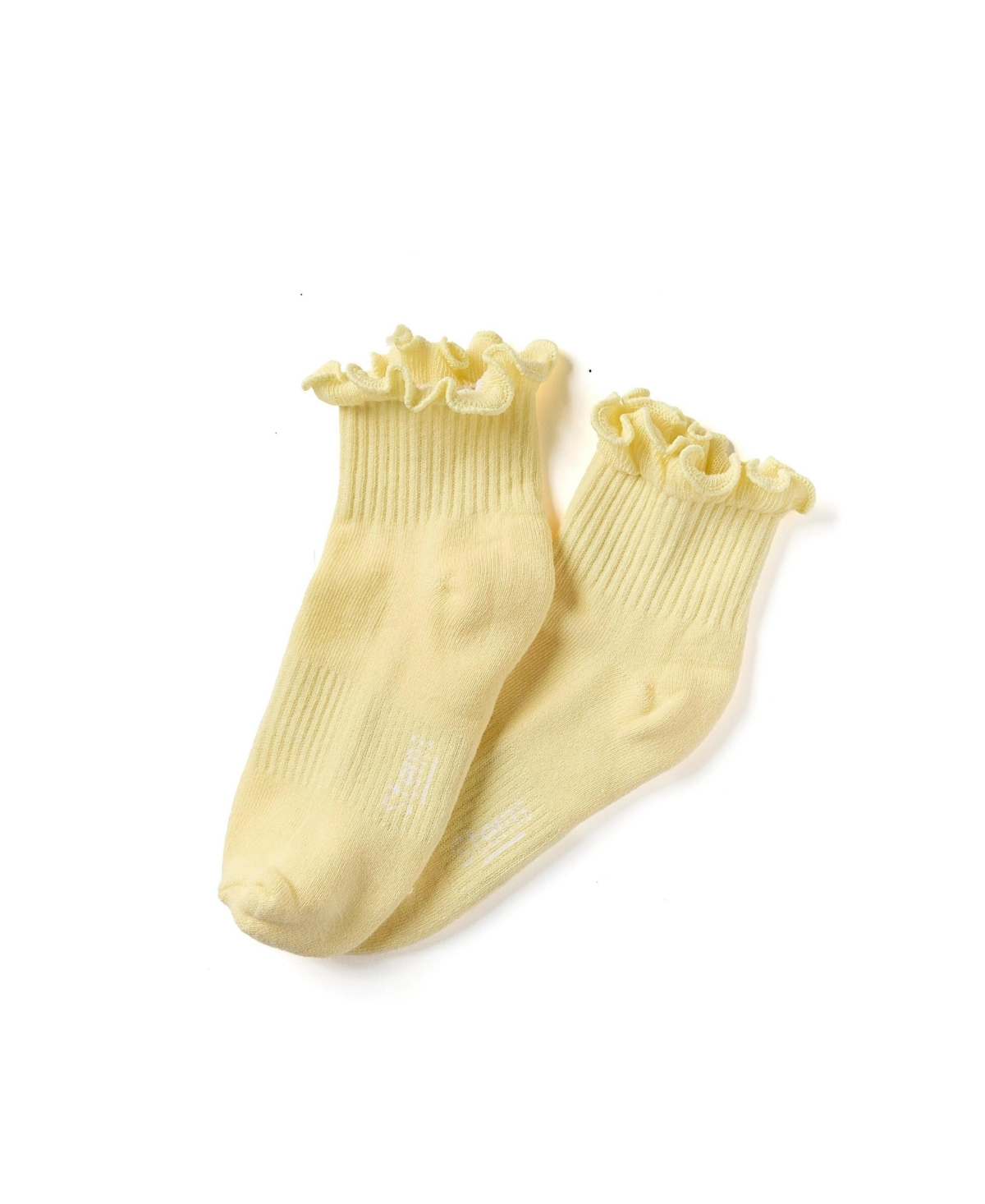 Click here for Stems Womens Ruffle Twist Ankle Socks - Yellow prices