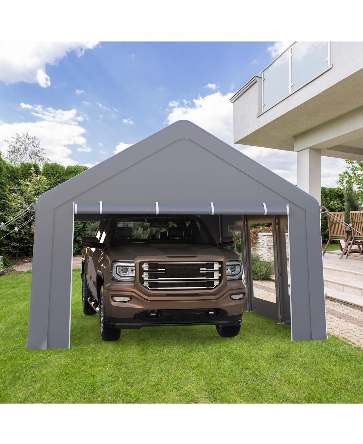 Click here for 13 x 20 Ft Carport with 3 Doors 5 Windows  Heavy D... prices