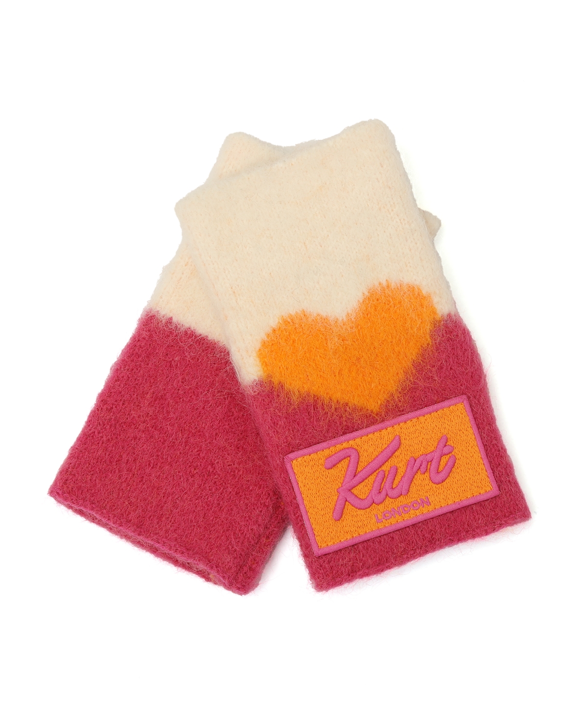 Click here for Kurt Geiger Womens Heart Jacquard Arm Warmers Glov... prices