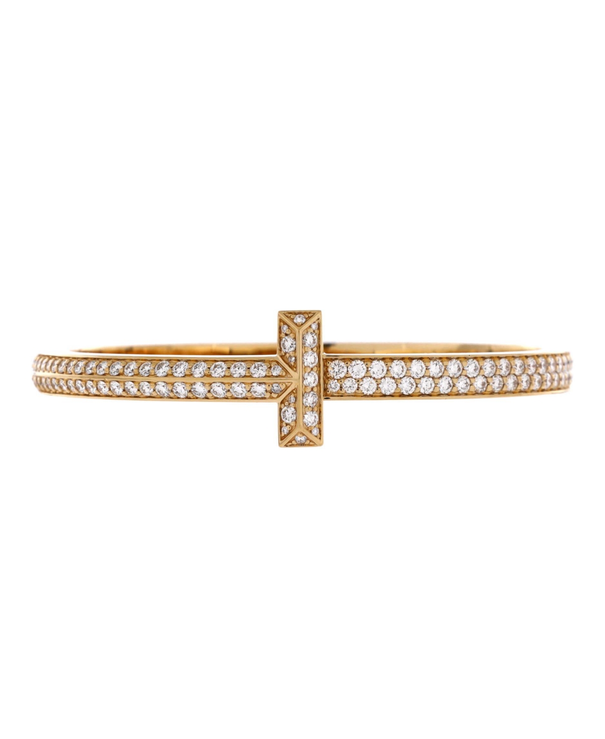 Click here for Pre-Owned Tiffany & Co T1 Hinged Bangle Bracelet -... prices