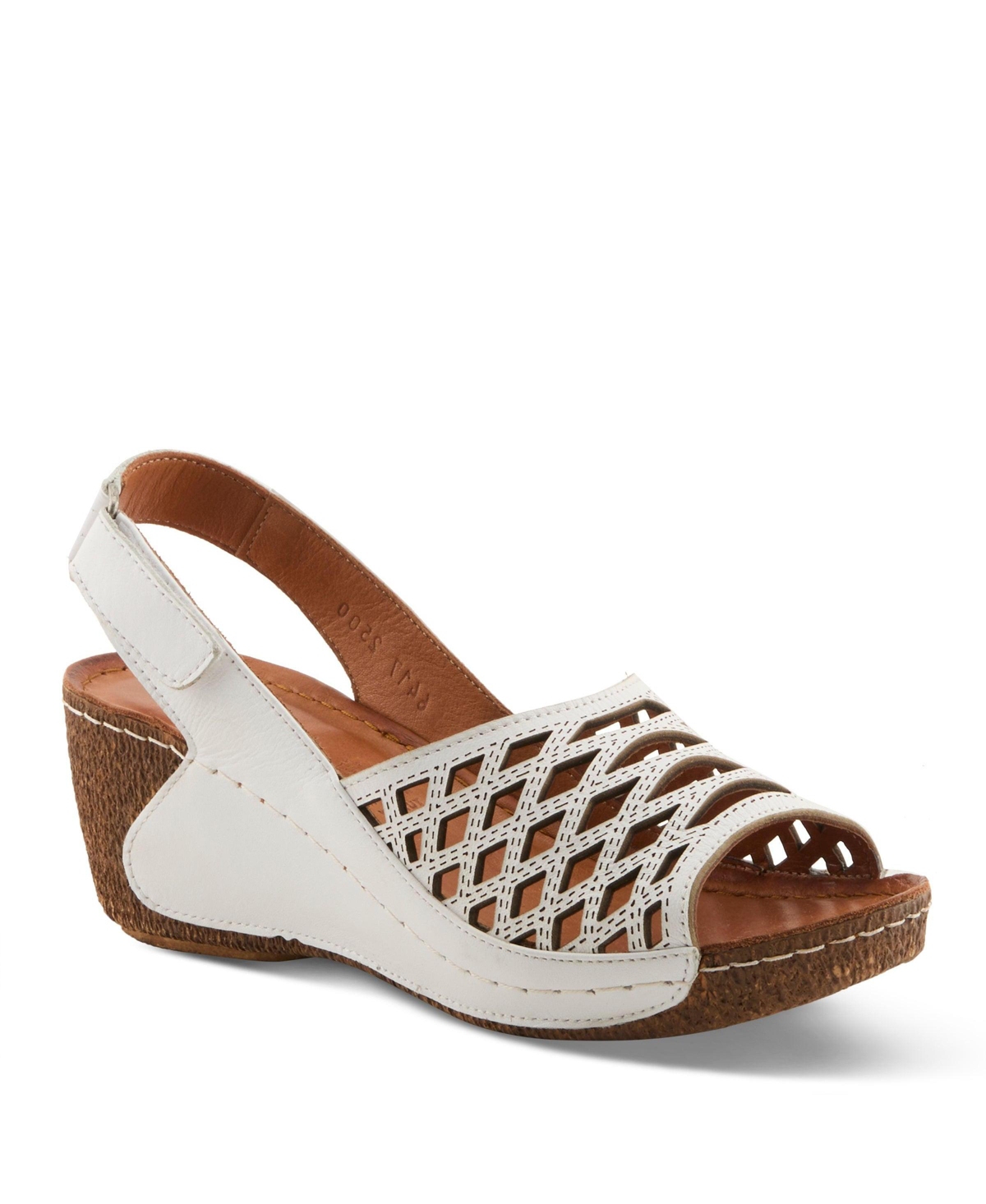 Click here for Spring Step Womens Denair Wedge Slingback with Lea... prices
