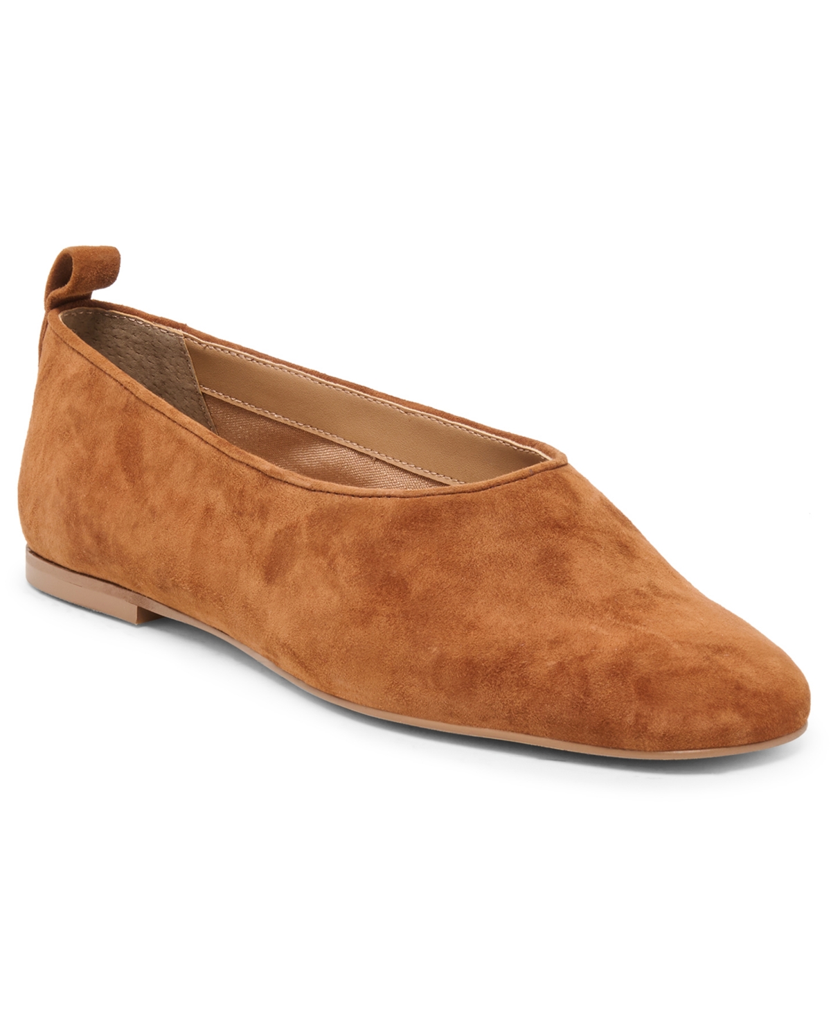 Click here for Dolce Vita Womens Kory Square Toe Flats - Rust Sue... prices