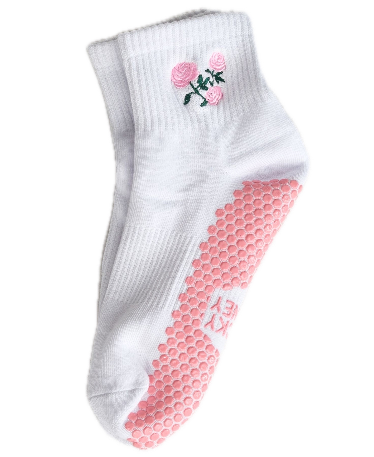 Click here for Luckey Honey Womens Harlow Grip Embroidered Ankle... prices