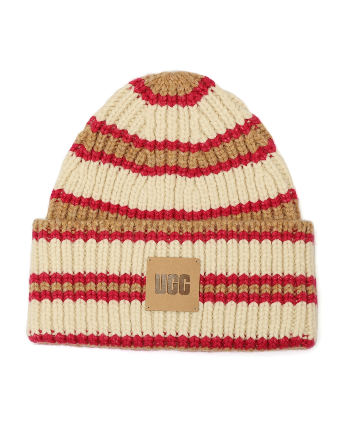 Click here for Ugg Chunky Rib Stripe Beanie - Velvet Ribbon Multi... prices