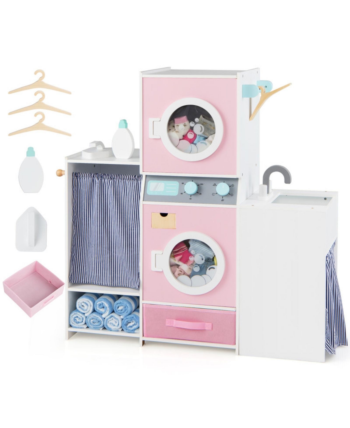 Click here for Sugift Kids Laundry Dual Washers Ironing Board Pla... prices