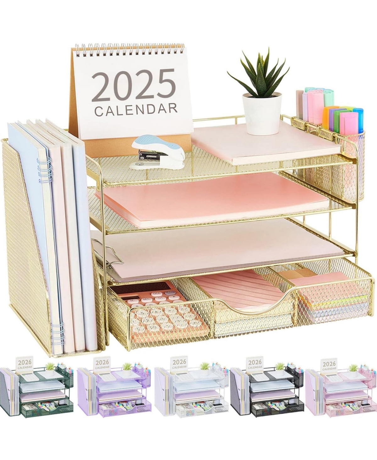 Click here for Danrong Metal Mesh Desk Organizer with File Holder... prices