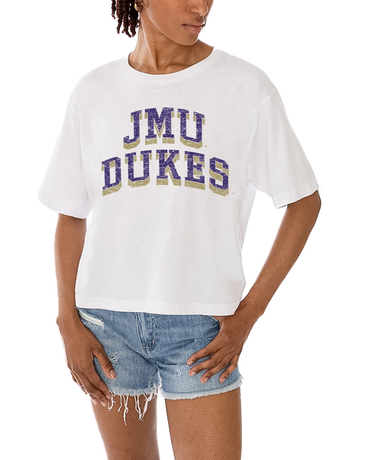 Click here for Gameday Couture Womens White James Madison Dukes C... prices